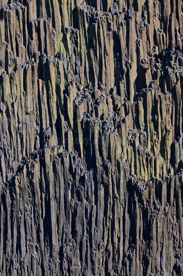 Cliff of Rocks with Interesting Patterns Stock Photo - Image of ...