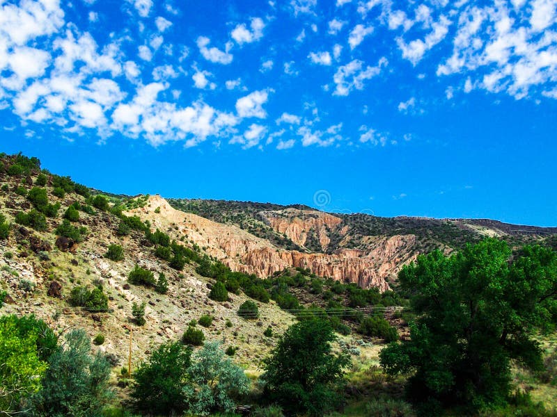 Cliff Side in New Mexico stock image. Image of mexico - 118589353