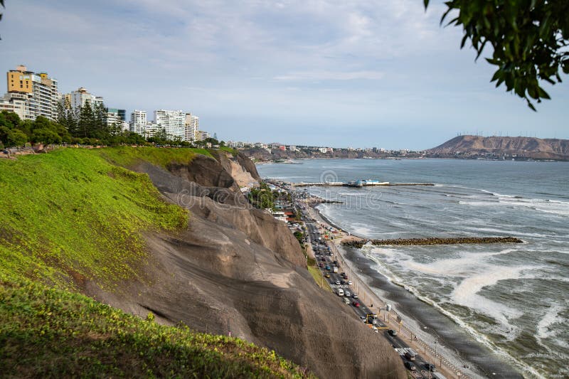 Cliff on the Side of the Road Stock Image - Image of peaceful, nature ...