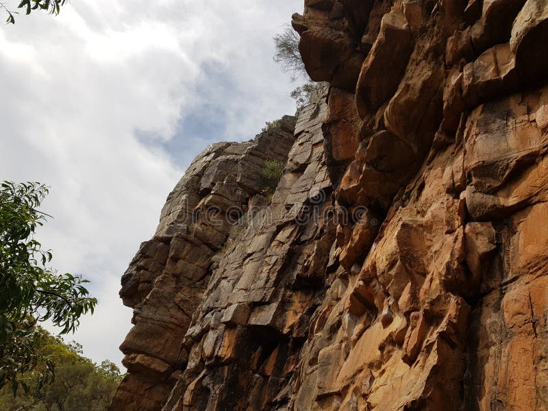 Cliff side view stock image. Image of side, cliff, perspective - 136349255