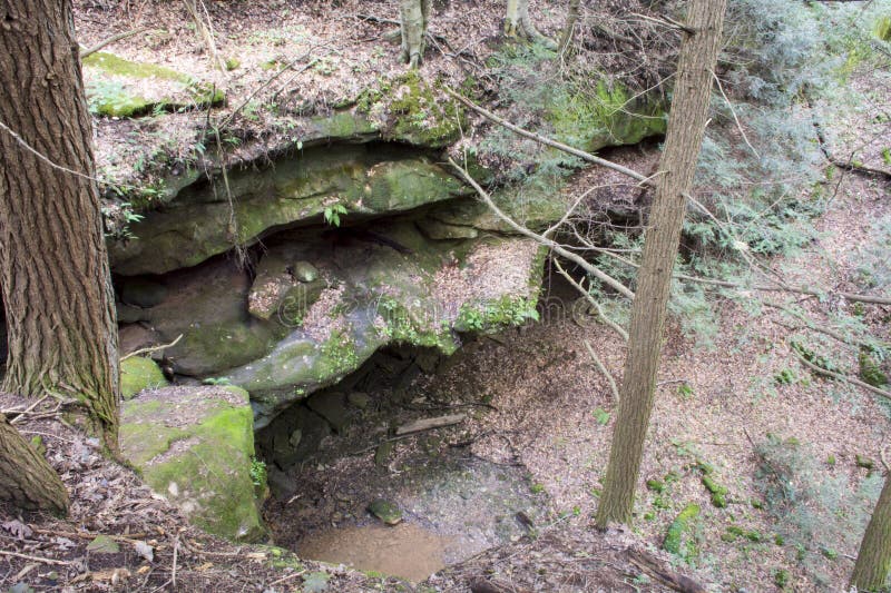 Cliff Photographed from Above Stock Photo - Image of shallow, floor ...