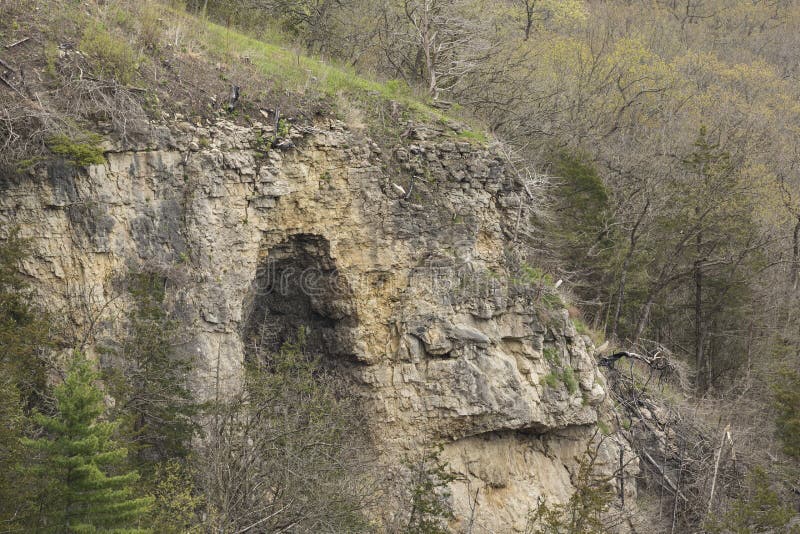 Cliff in Spring Scenic stock photo. Image of whitewater - 92234654