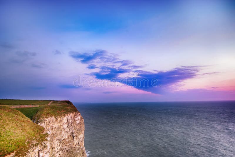 Cliff at the sunrise stock photo. Image of rock, morning - 92474004