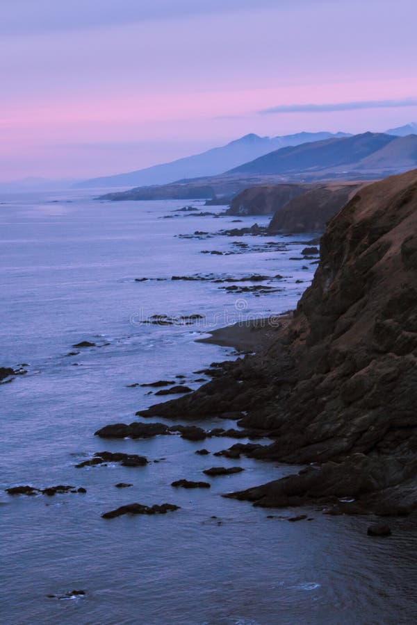 Cliff at Sunset stock photo. Image of blue, outdoors - 14991772