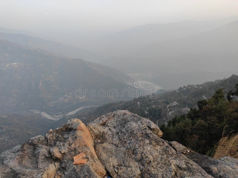 Cliff on top of a mountain stock image. Image of rock - 268160529