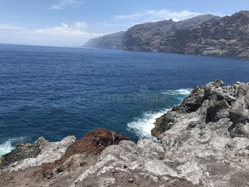 Cliff views stock image. Image of coast, ocean, views - 100716209