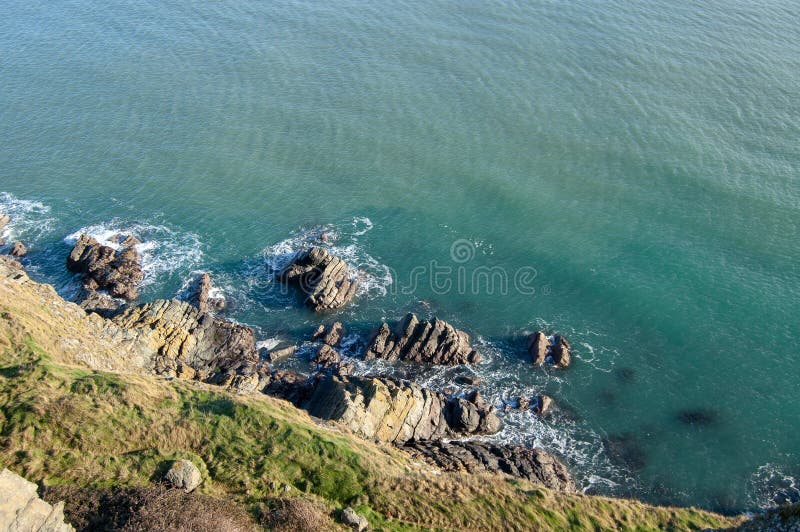 Cliff Walk between Bray and Greystones Stock Photo - Image of cliff ...