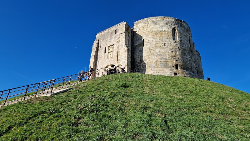 Cliffords Tower , York, England Editorial Stock Photo - Image of ...
