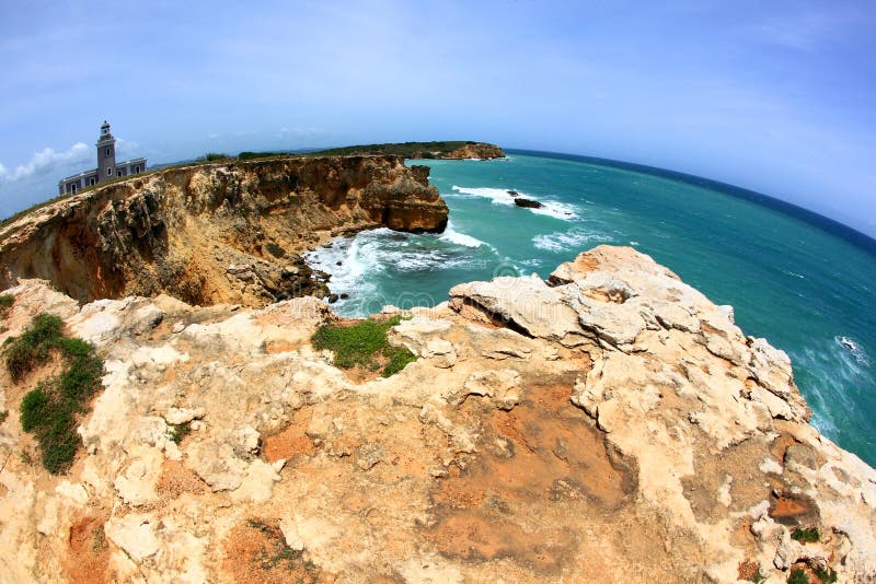 Los Morrillos Cliff In Cabo Rojo, Puerto Rico Stock Photo - Image of ...