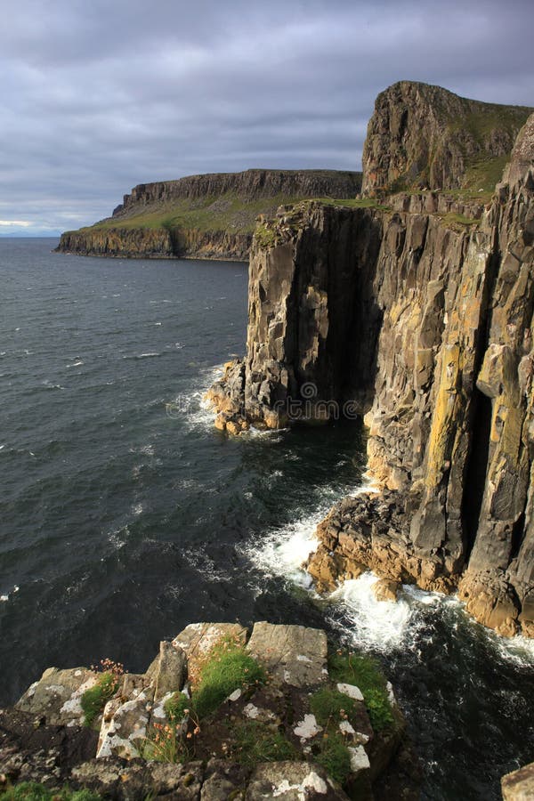 Cliffs stock image. Image of clare, landscape, scottish - 15599701