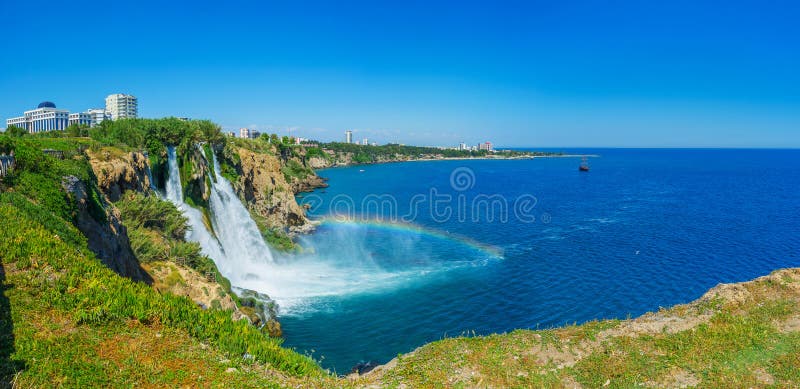 The Cliffs of Antalya, Turkey Stock Photo - Image of lower, landscape ...