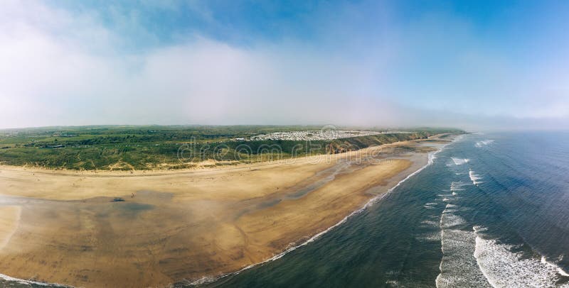 Cliffs and Beach at Blackhall Rocks and Cromdon Dene Beach Stock Image ...