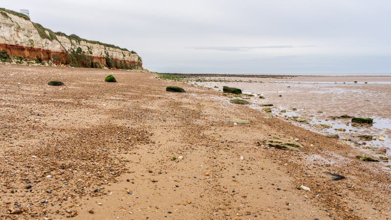 The Cliffs and Beach in Hunstanton, Norfolk, UK Stock Image - Image of ...