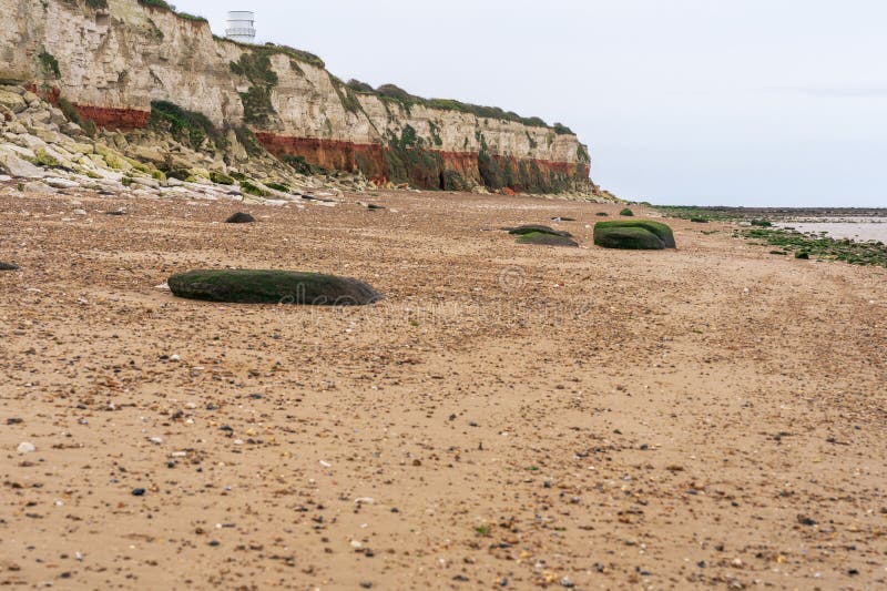 The Cliffs and Beach in Hunstanton, Norfolk, UK Stock Photo - Image of ...