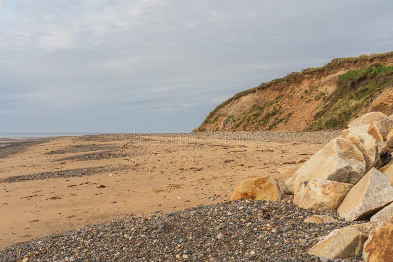 The Cliffs and Beach on the Irish Coast between Ballasalla and ...