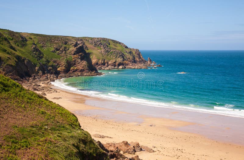The Island of Jersey in the British Channel Islands Stock Image - Image ...