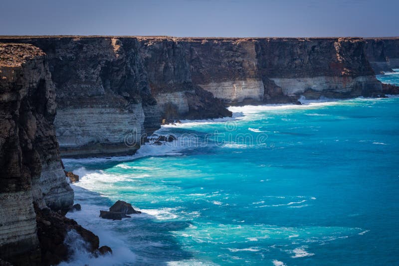 The cliffs of the Bight stock photo. Image of bight, waves - 95273774
