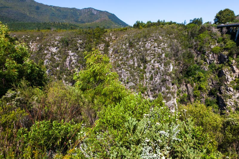 The Cliffs of the Bloukrans River. Stock Image - Image of rocks, fall ...