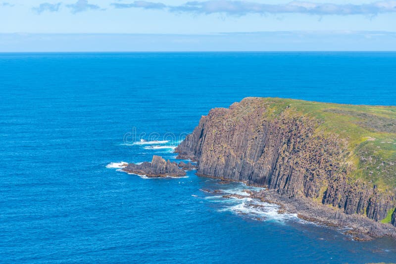 Cliffs of Bruny Island Viewed from Cape Bruny Lighthouse in Tasmania ...