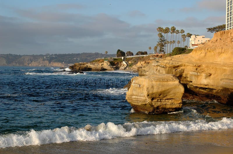 Cliffs on the California Coast Stock Photo - Image of pacific, pine ...