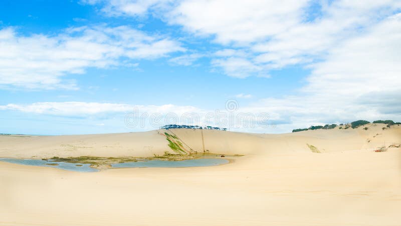 Cliffs at the Canoa Quebrada Beach at the Ceara Stock Photo - Image of ...