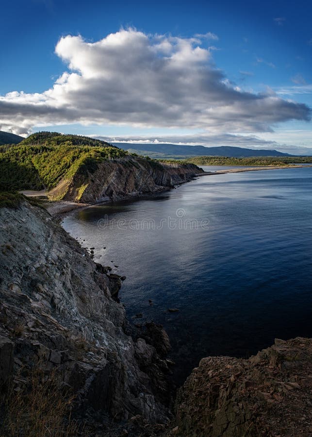 The Cliffs of Cape Breton Highlands National Park Nova Scotia Stock ...