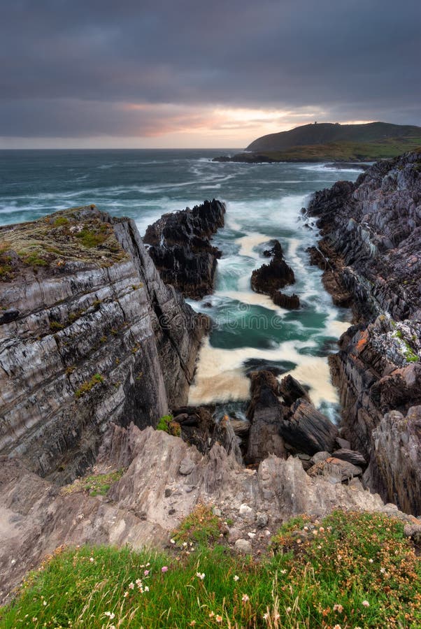 Cliffs in Crookhaven County Cork Stock Image - Image of ireland ...