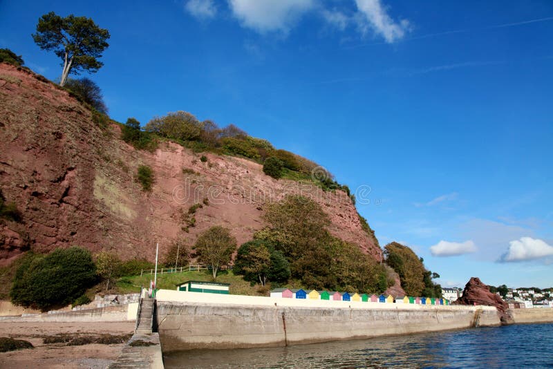Cliffs at Dawlish stock image. Image of south, dawlish - 21788889