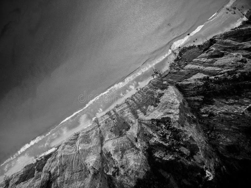 Red cliffs in Devon. stock photo. Image of headland, bedrock - 50289230