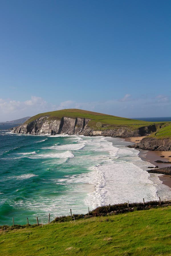 Cliffs on Dingle Peninsula, Ireland Stock Photo - Image of fishing ...