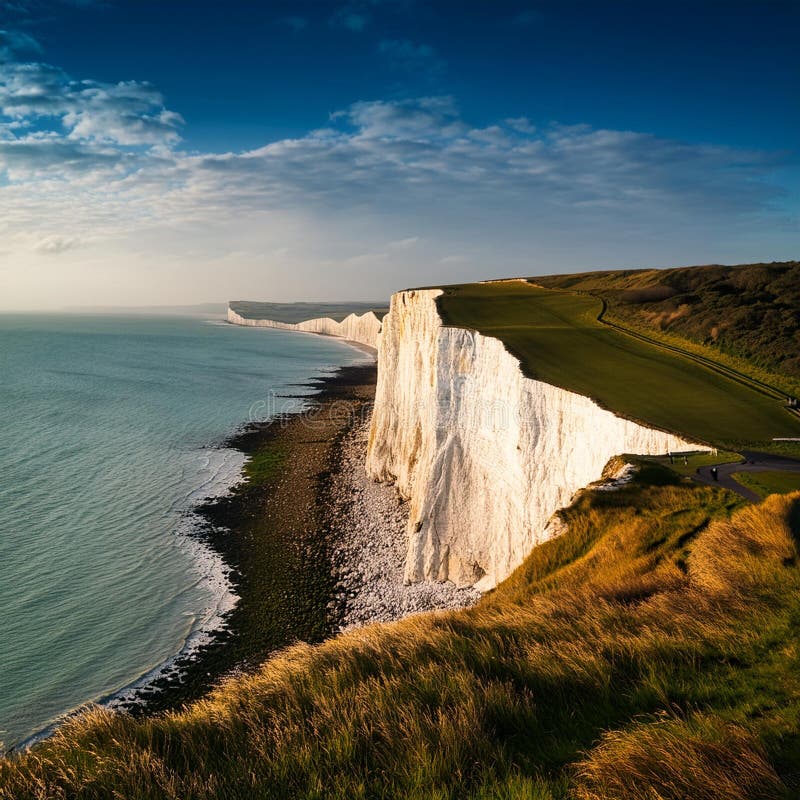 Cliffs of Dover, AI Generated Stock Illustration - Illustration of ...