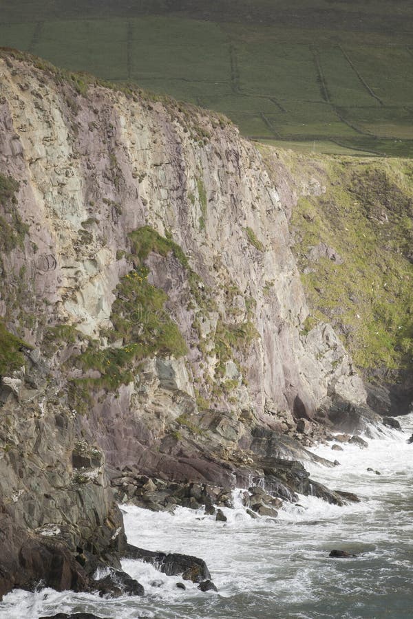 Cliffs at Dunquin, Dingle Peninsula Stock Image - Image of ocean ...