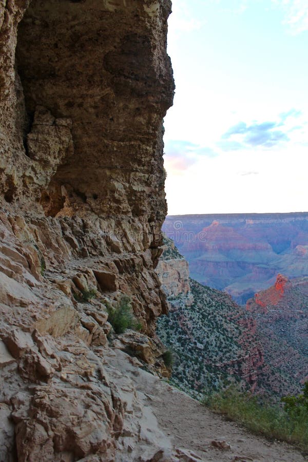 Cliffs Edge Over Grand Canyon Stock Image - Image of desert, arid ...