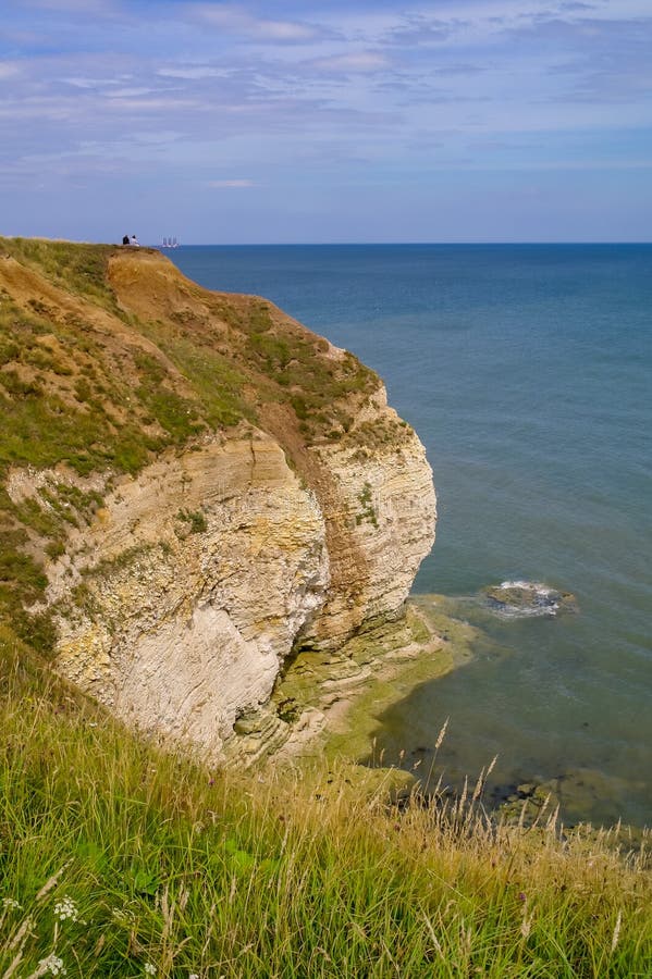 Cliffs at Flamborough Head, Yorkshire, England Stock Image - Image of ...