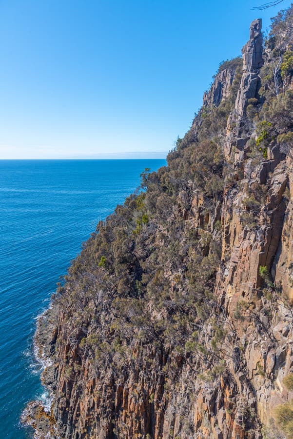 Cliffs of Fluted Cape at Bruny Island in Tasmania, Australia Stock ...
