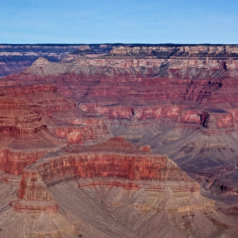 The Cliffs of the Grand Canyon Stock Photo - Image of travel, states ...