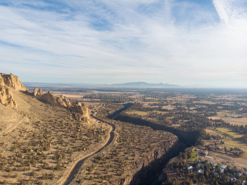 Cliffs of a Huge Canyon with a River, Usa, Top View, Beautiful Nature ...