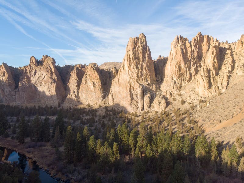 Cliffs of a Huge Canyon with a River, Usa, Top View, Beautiful Nature ...