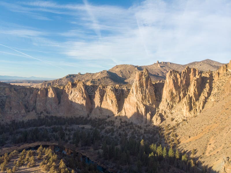 Cliffs of a Huge Canyon with a River, Usa, Top View, Beautiful Nature ...