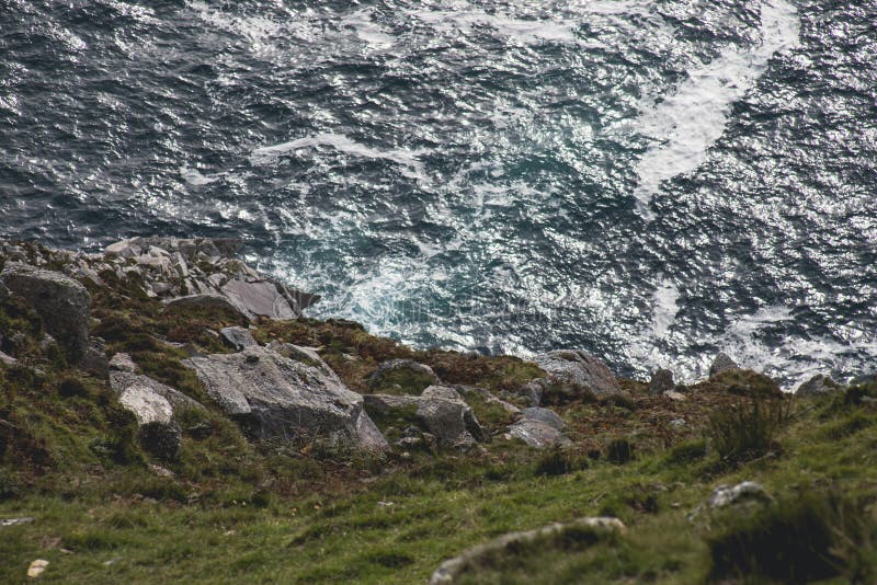 Cliffs on Irish Coast, County Mayo Stock Photo - Image of cliffs, irish ...