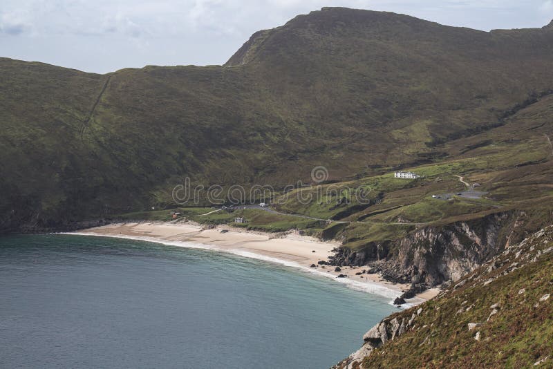 Cliffs on Irish Coast, County Mayo Stock Image - Image of cloud ...
