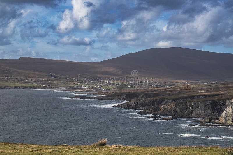 Cliffs on Irish Coast, County Mayo Stock Image - Image of beach, coast ...