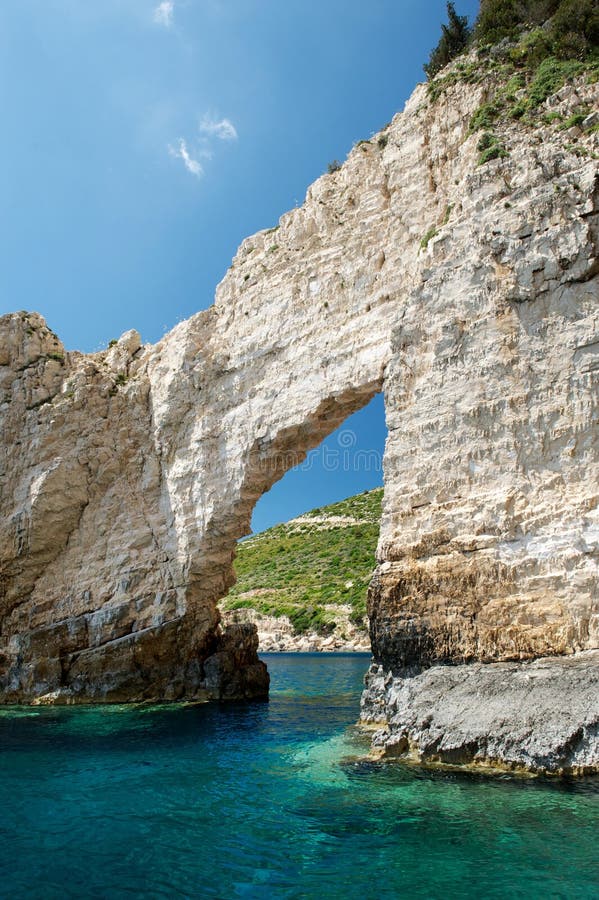 Cliffs on the Island, Greece Stock Image - Image of coastline, seaside ...