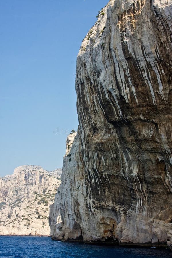 Cliffs on the Mediterranean Stock Image - Image of tour, shore: 26013651