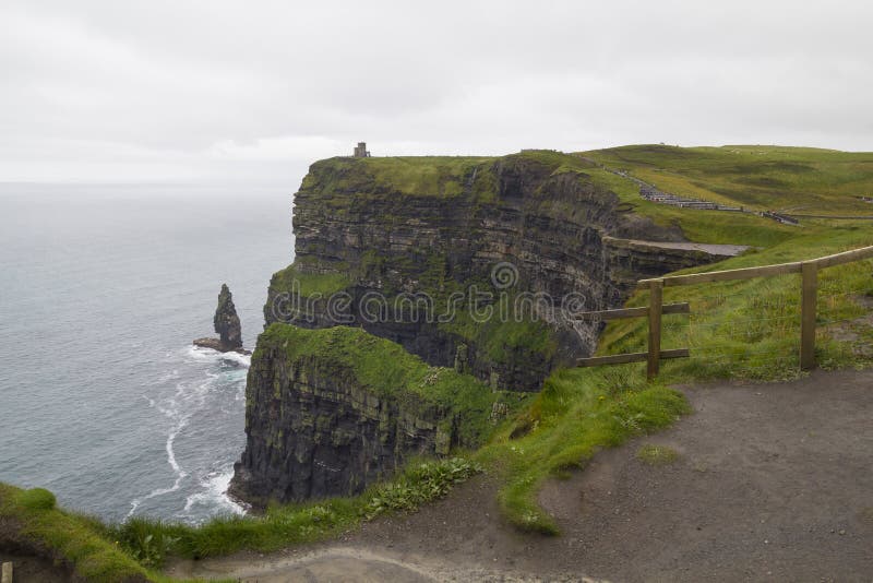 Cliffs of Moher in Clare Co., Ireland Stock Photo - Image of landscape ...