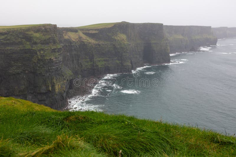 Cliffs of Moher. Country Clare Ireland. Stock Photo - Image of island ...