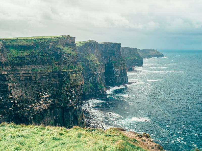 Cliffs of Moher Moody Scenery Stock Photo - Image of dark, moher: 183891062