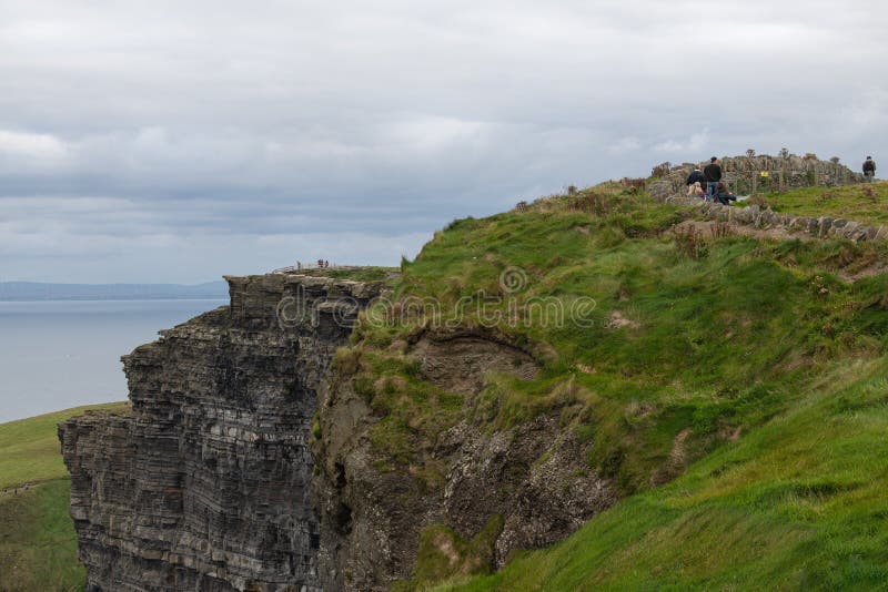 Cliffs of Moher on the Rugged West Coast of Ireland Stock Photo - Image ...