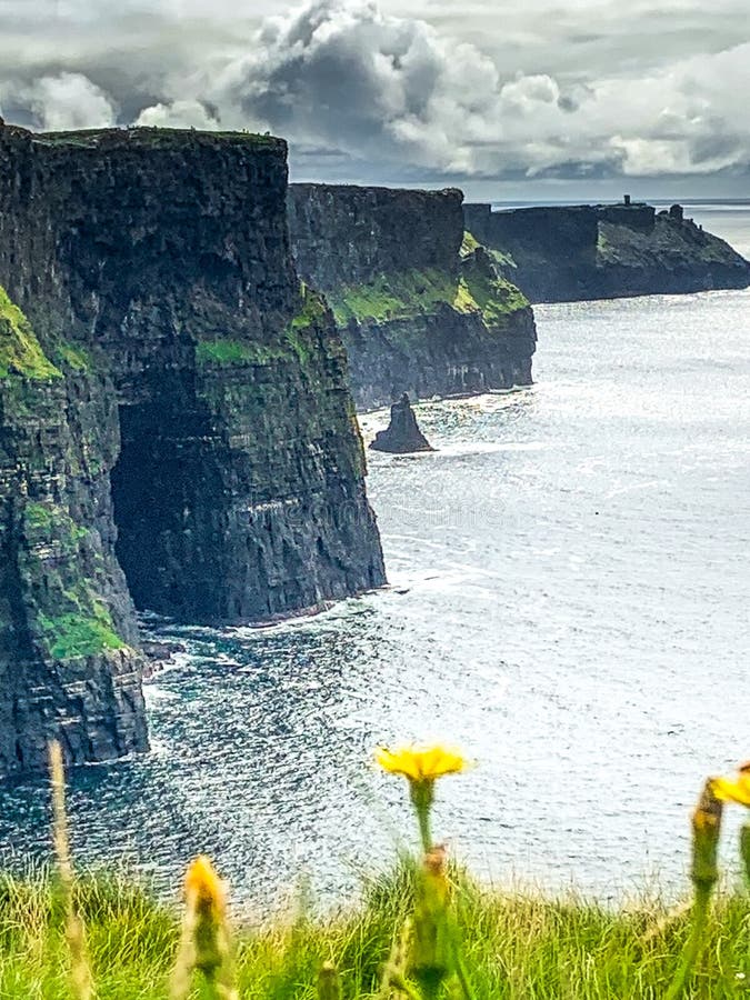 The Cliffs of Moher Sea Cliffs Ireland Stock Photo - Image of europe ...