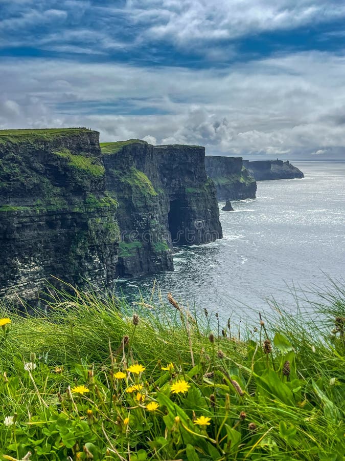 The Cliffs of Moher Sea Cliffs Ireland Stock Photo - Image of coast ...